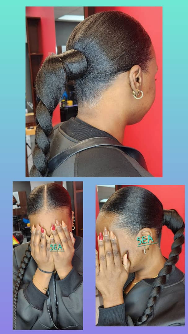 Chignon/ pony hair/queue de cheval – 5EA espace beaute